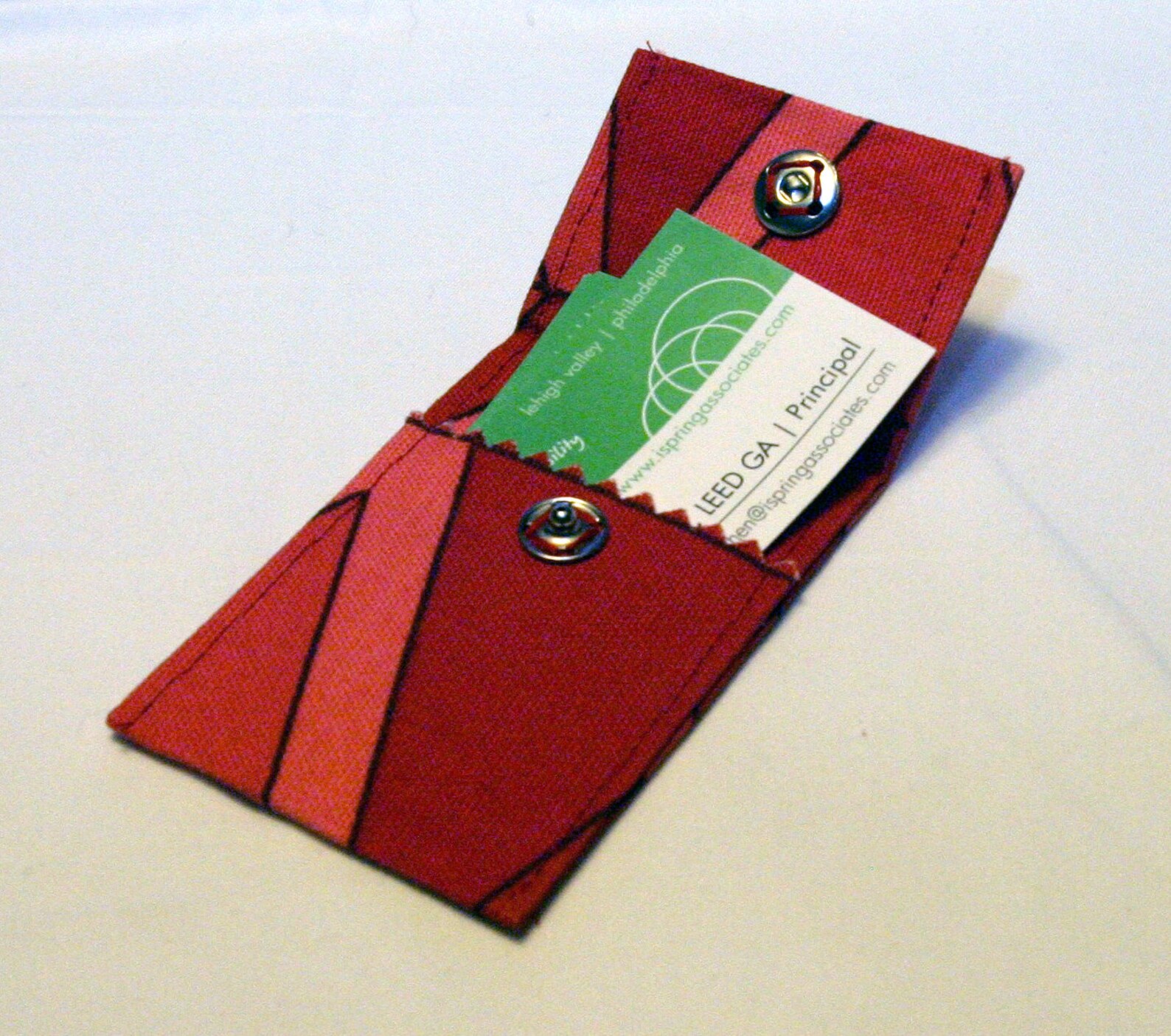 Upcycled Upholstery Sample Business Card Case - Etsy