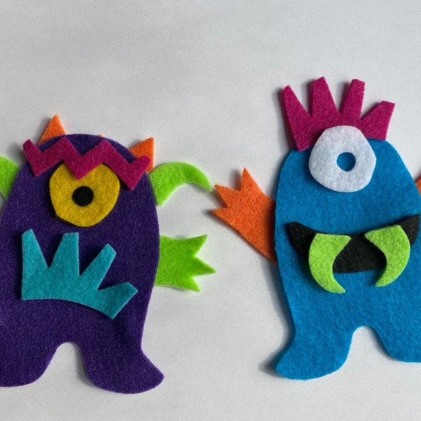 Felt Monsters - Etsy
