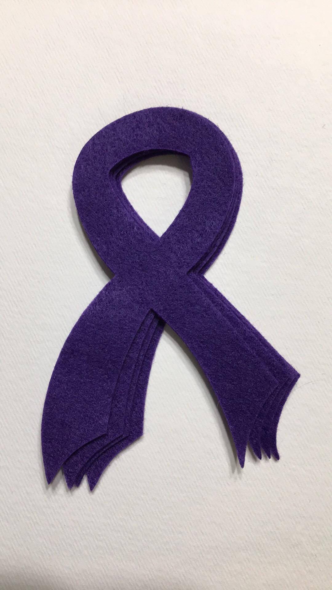 50 Purple Ribbon Pancan Pancreatic Cancer Awareness Domestic Abuse ...