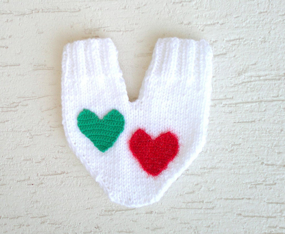 Knitted Couples Glove, Lovers Gloves for Him and Her, Christmas Mitten ...