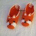 Fox Slippers, Crochet Foxy Slippers, Womens Home Shoes, Animal Slippers ...
