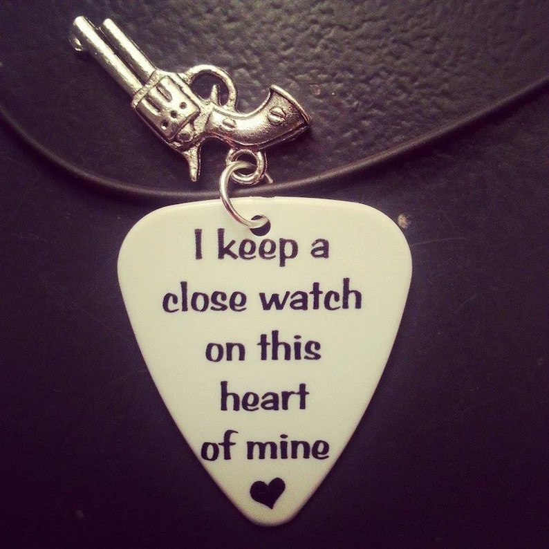 I Keep a Close Watch on This Heart of Mine Guitar Pick - Etsy