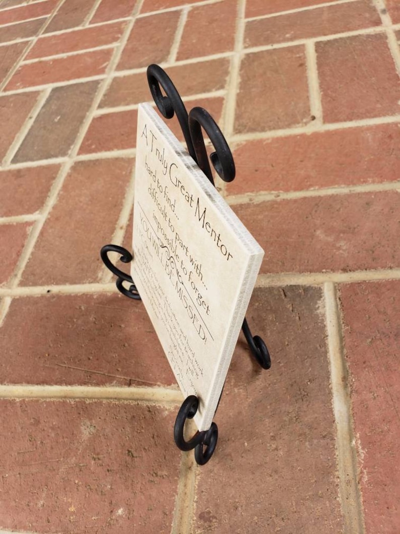 6x6 Thin Tile Plaque Retirement Gift Art Decor Boss Coworker - Etsy