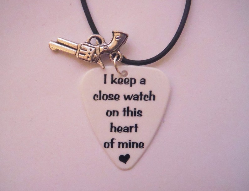 I Keep a Close Watch on This Heart of Mine Guitar Pick - Etsy