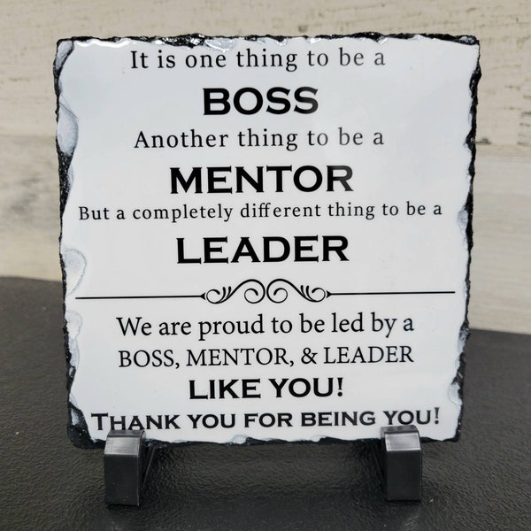 Boss Appreciation Plaque - Etsy