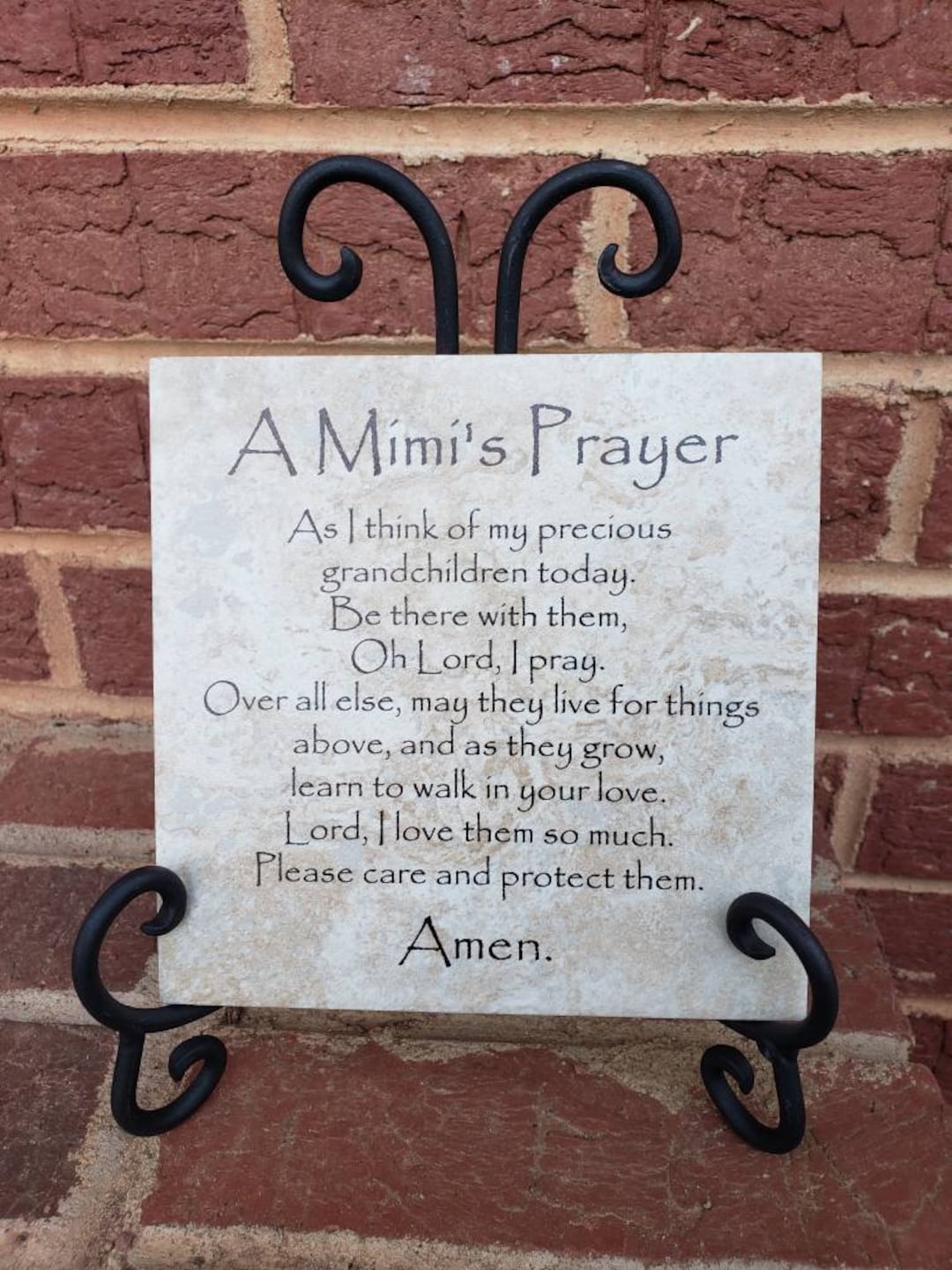6x6 Thin Tile Plaque A Mimi's Prayer Grandma Nana Gigi - Etsy