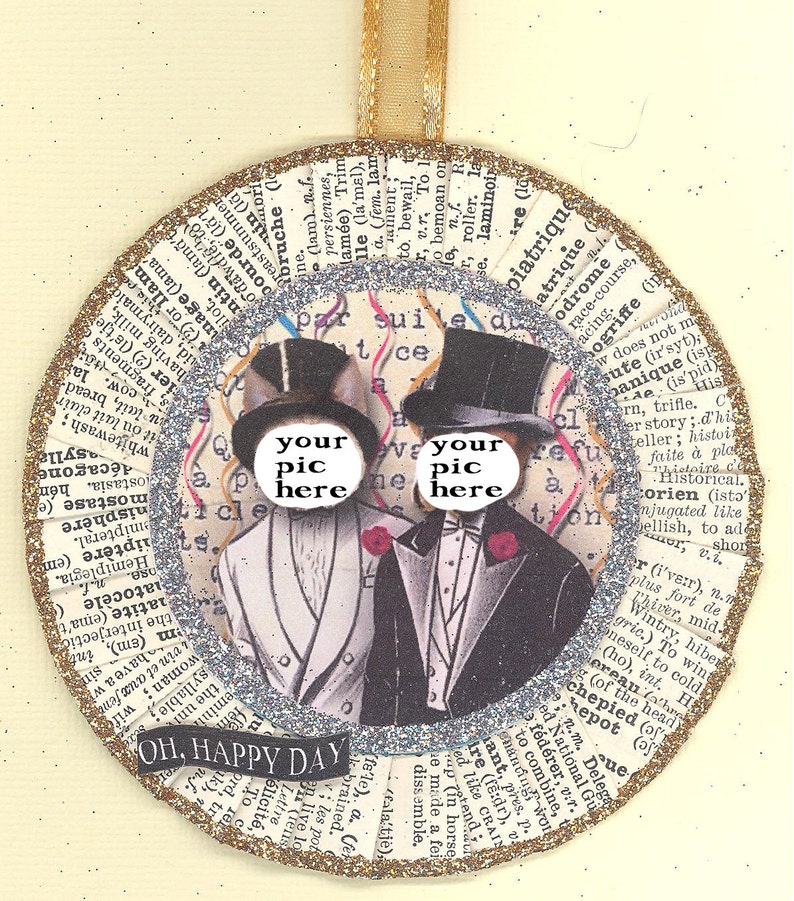 Same Sex Grooms Gay Wedding Wedding Ornament Vintage Etsy