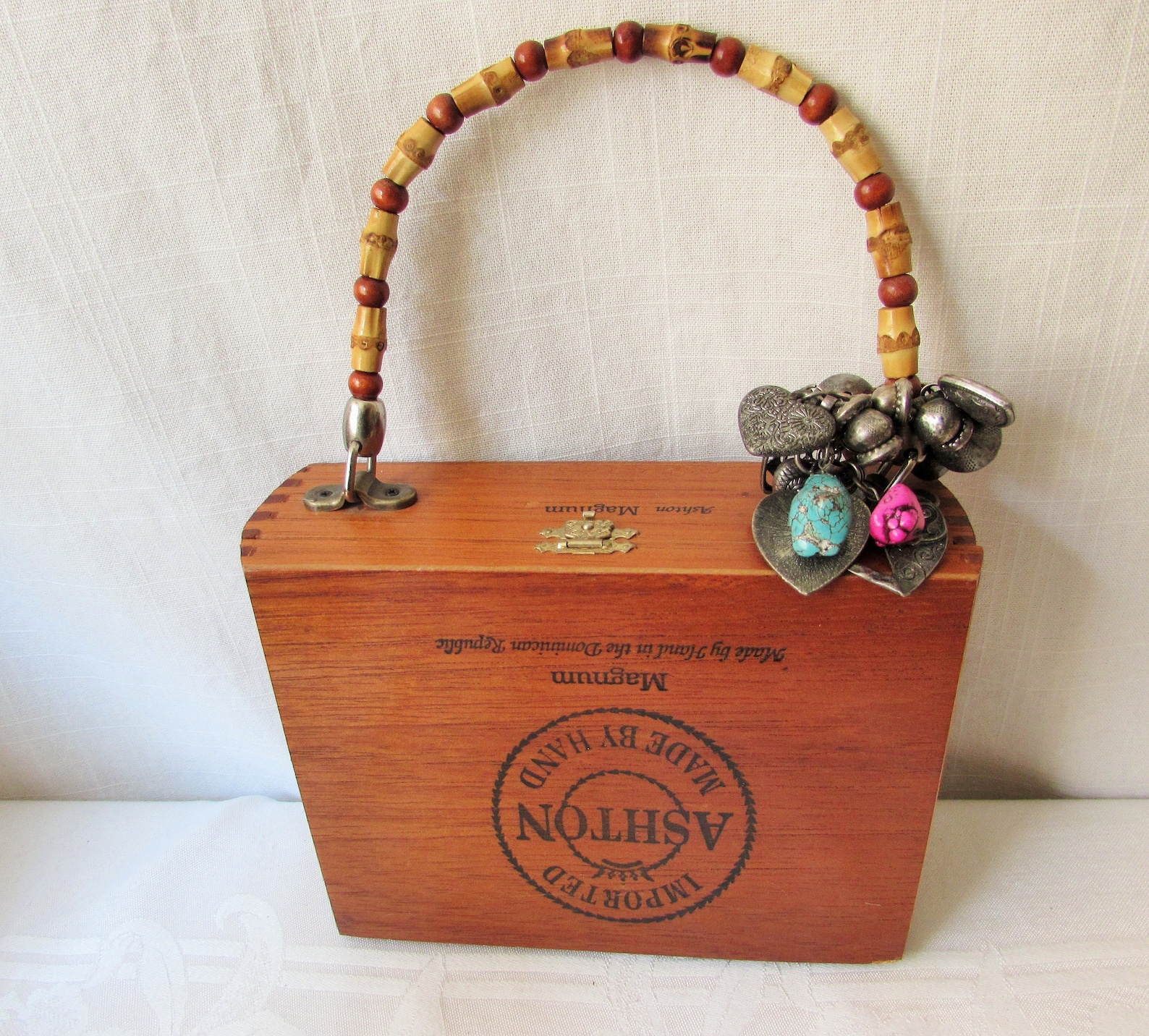 PURSE CIGAR BOX Purse Decorated Interior Mirror Lined Outside - Etsy