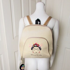 BACKPACK FRIDA KAHLO Embroidered Made in Mexico New Old Stock - Etsy