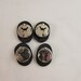 Four Western Button Covers Cowboy/hat/boot/saddle/steerhead Silver on ...