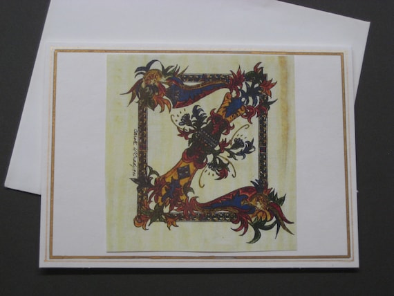 The z Card - Etsy
