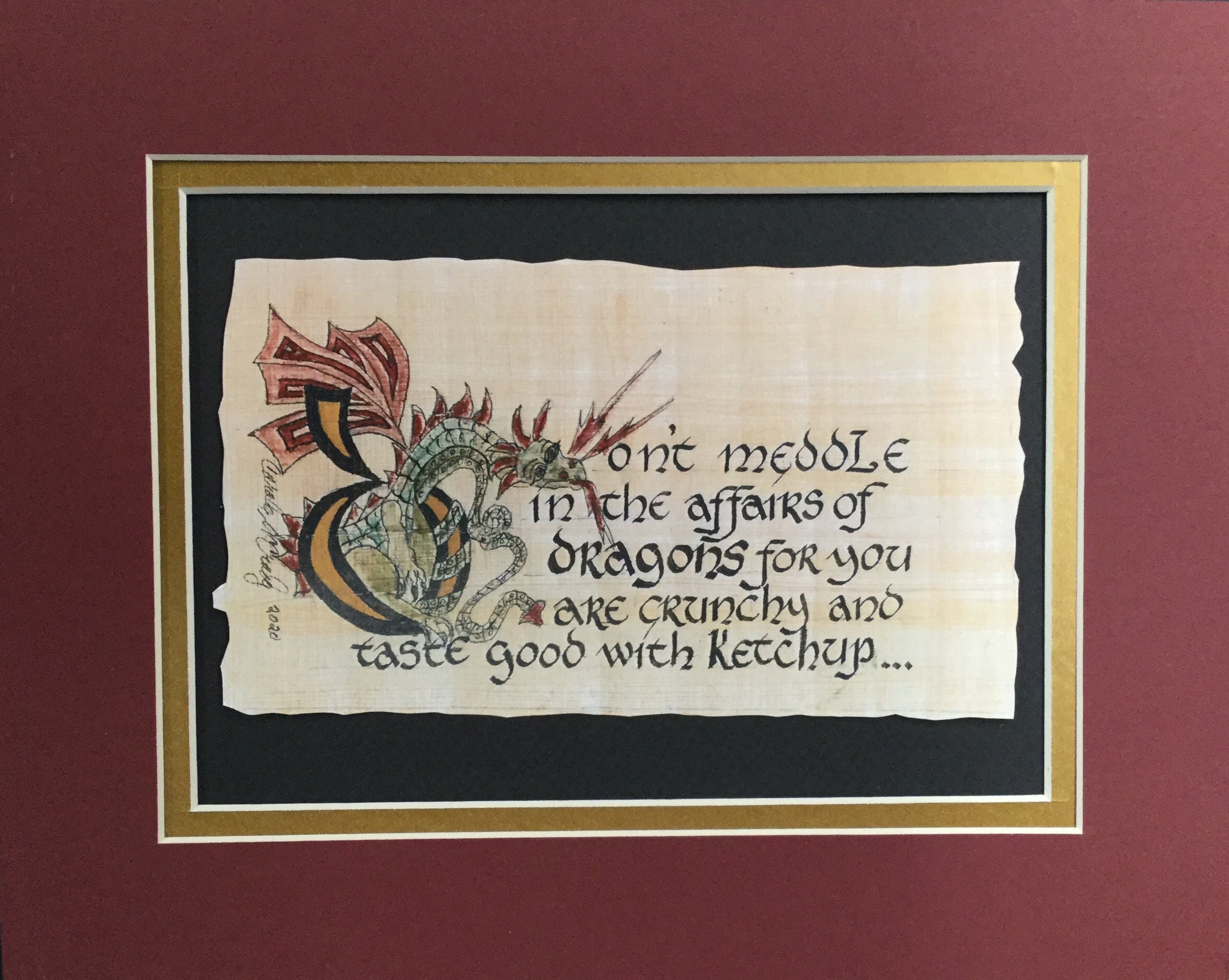 Don’t Meddle in the Affaires of Dragons.... - Etsy