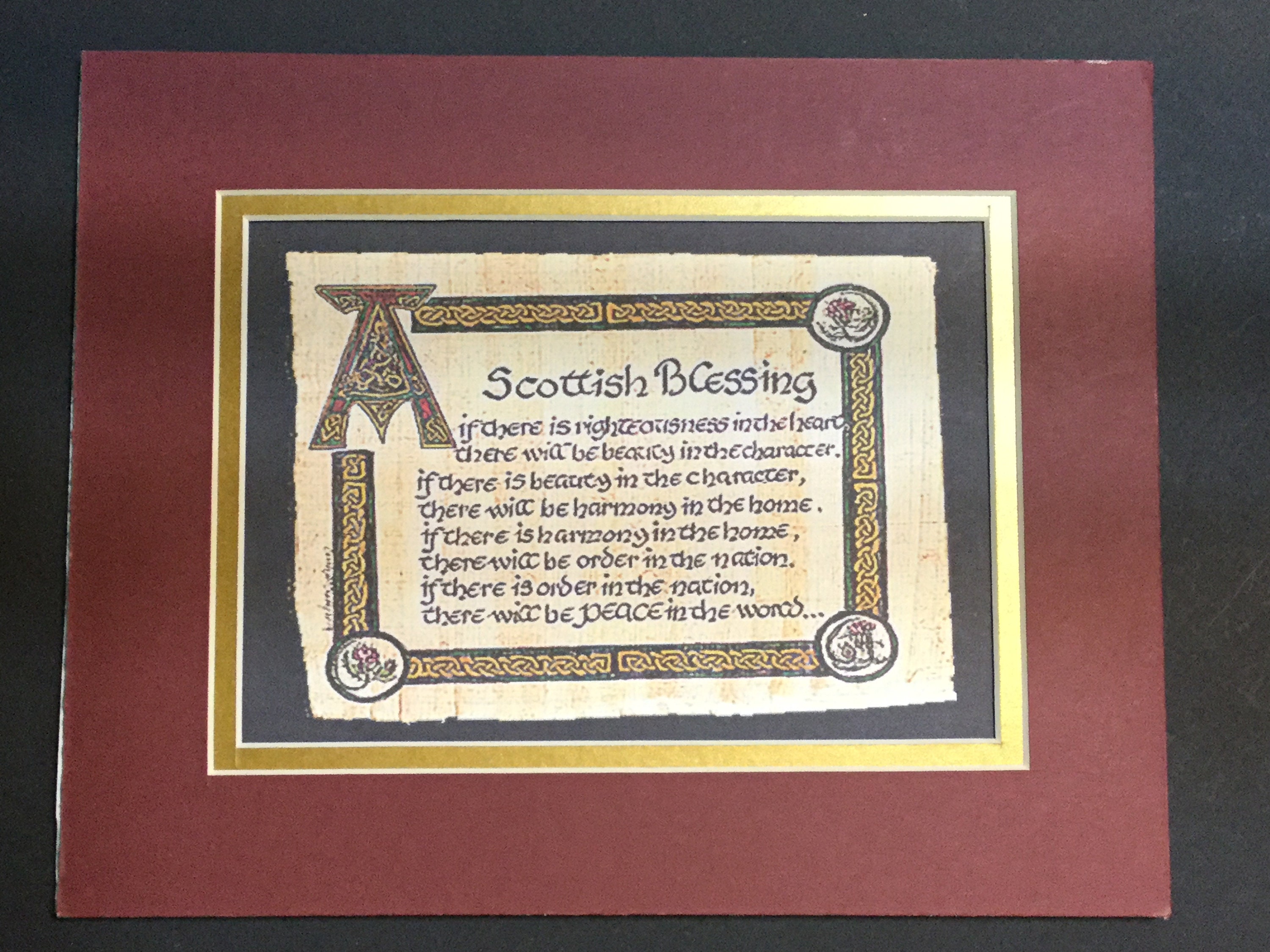 A Scottish Blessing IS-822 - Etsy