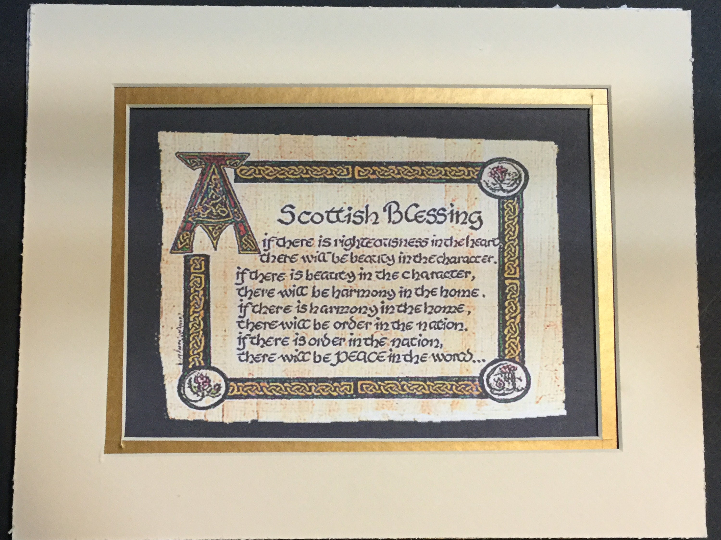 A Scottish Blessing IS-822 - Etsy