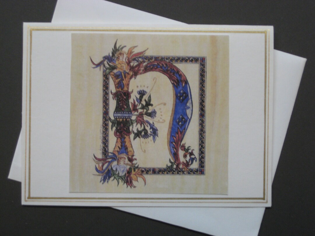 The "n" Card - Etsy