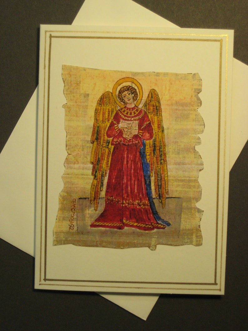 November Angel "adnachiel" Card - Etsy