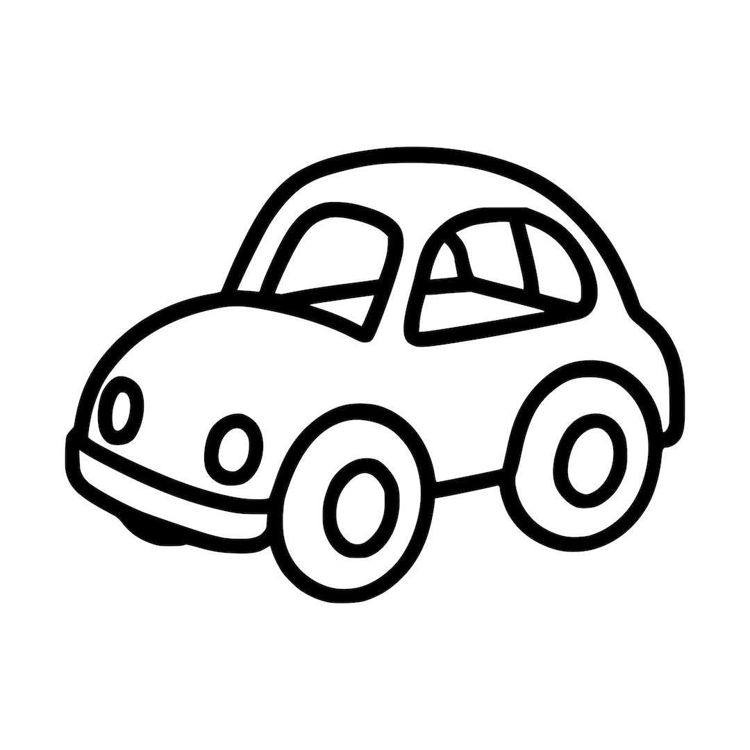 Toy Car SVG Clipart, Cricut Cut File, Sublimation Design (digital ...