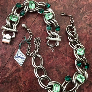 1950s Vintage SCHAUER Fifth Avenue JEWELED Choker & Matching ...