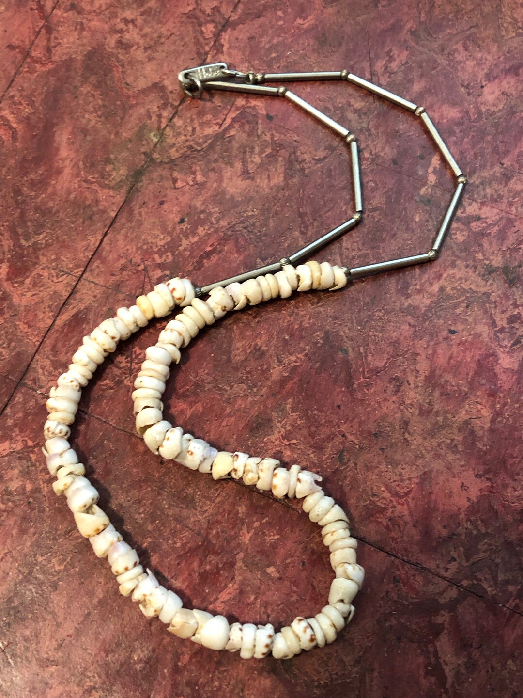 1970s Vintage Hobe' PUCA SHELL Choker Necklace by HOBE' Old Store Stock ...