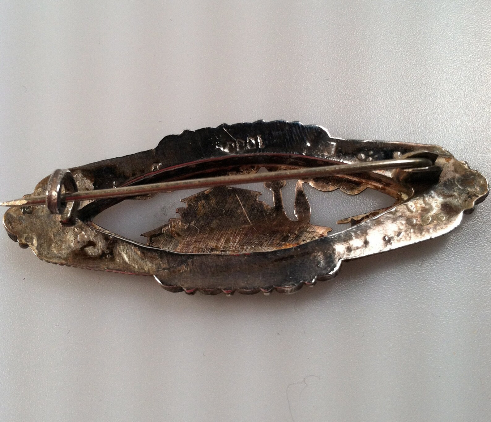 VICTORIAN Bar Pin Victorian Brooch Cutwork Design Estate - Etsy