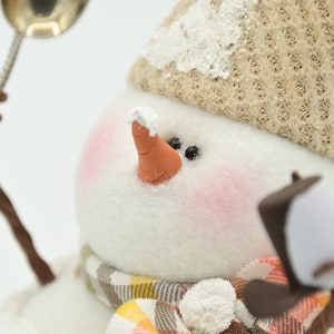 Ice Cream Sundae Snowman Whimsical Snowman OOAK Handmade Snowman ...