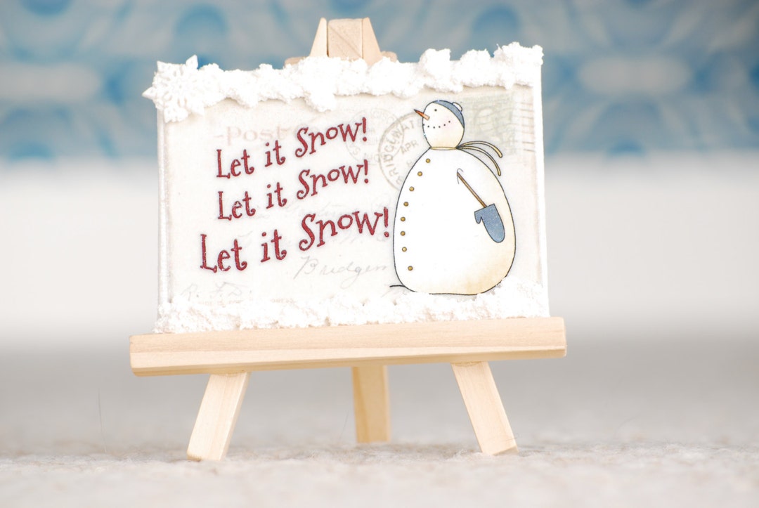 Snowman Sign, Whimsical Snowman Sign - Etsy