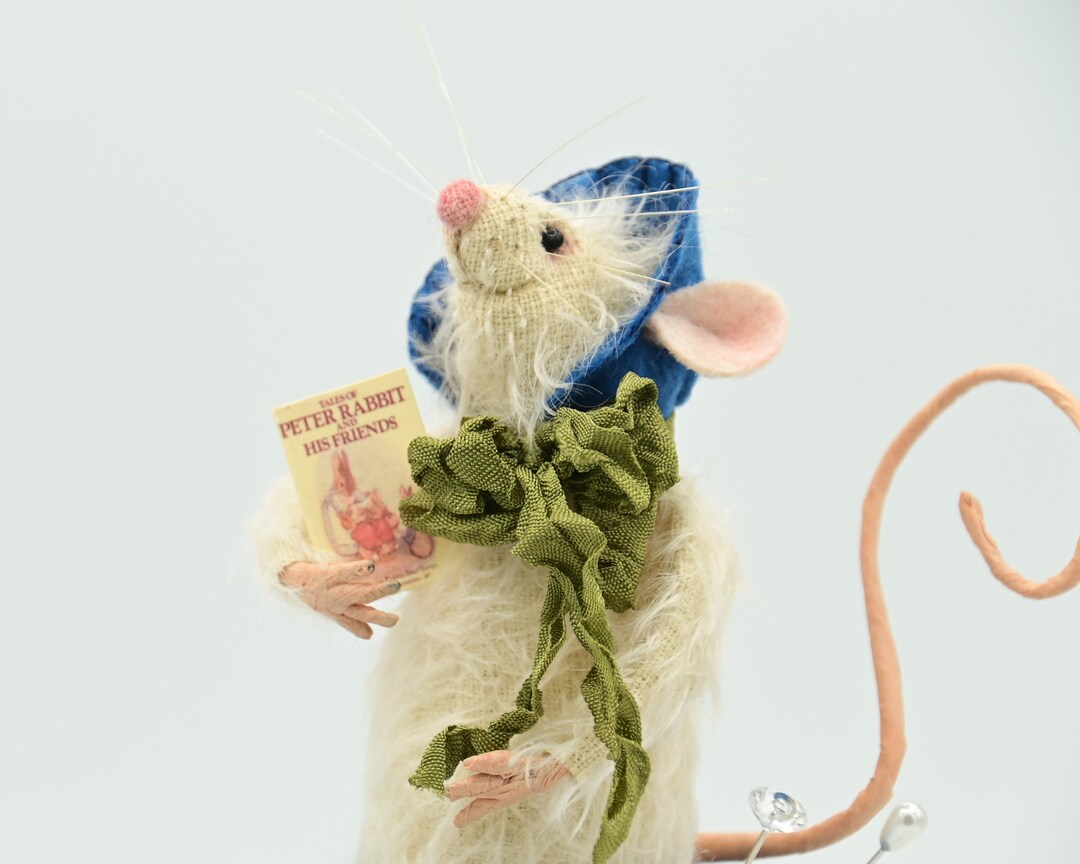 Whimsical Handmade Mouse | Teapot Mouse | Mouse Pinkeep - Etsy