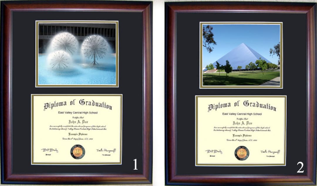 Cal State Long Beach Diploma Frame, CSULB Graduation Gift, Free ...