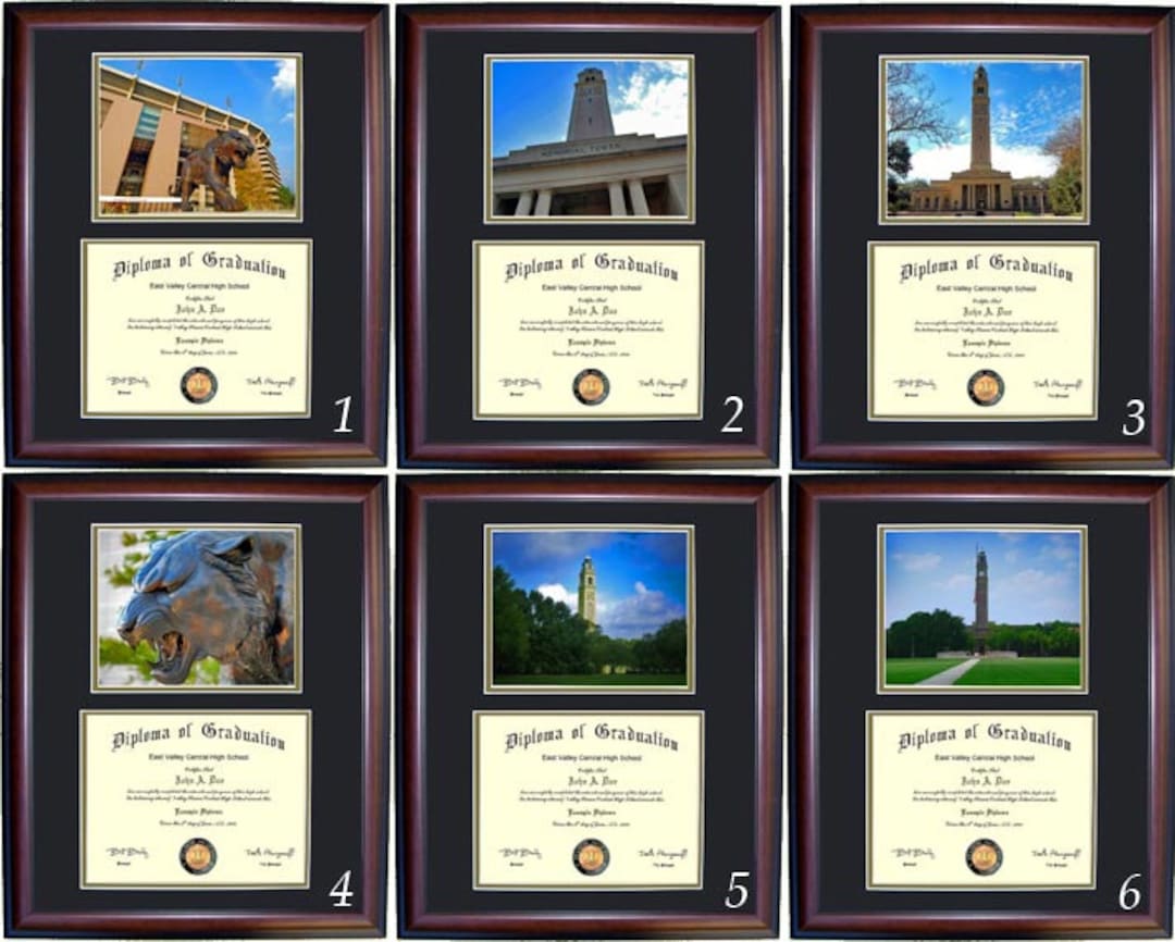 LSU Diploma Frame, Louisiana State Graduation Gift, Free Shipping - Etsy