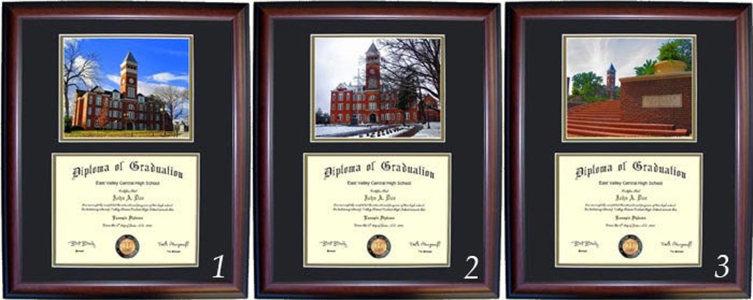 Clemson Diploma Frame, Graduation Gift, Free Shipping - Etsy