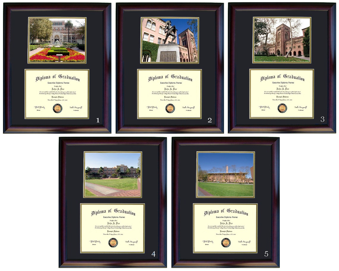 USC Diploma Frame, Southern Cal Graduation Gift, Free Shipping - Etsy