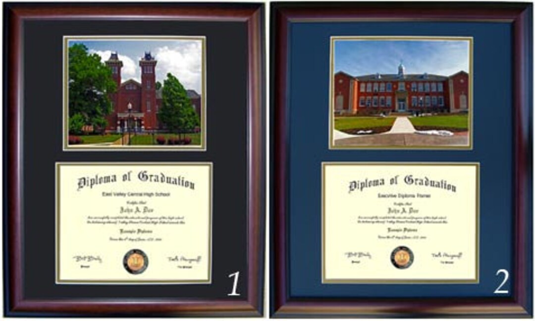 California University of Pennsylvania Diploma Frame, Cal U Graduation ...