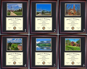 Ohio State Diploma Frame OSU Graduation Gift Free Shipping | Etsy