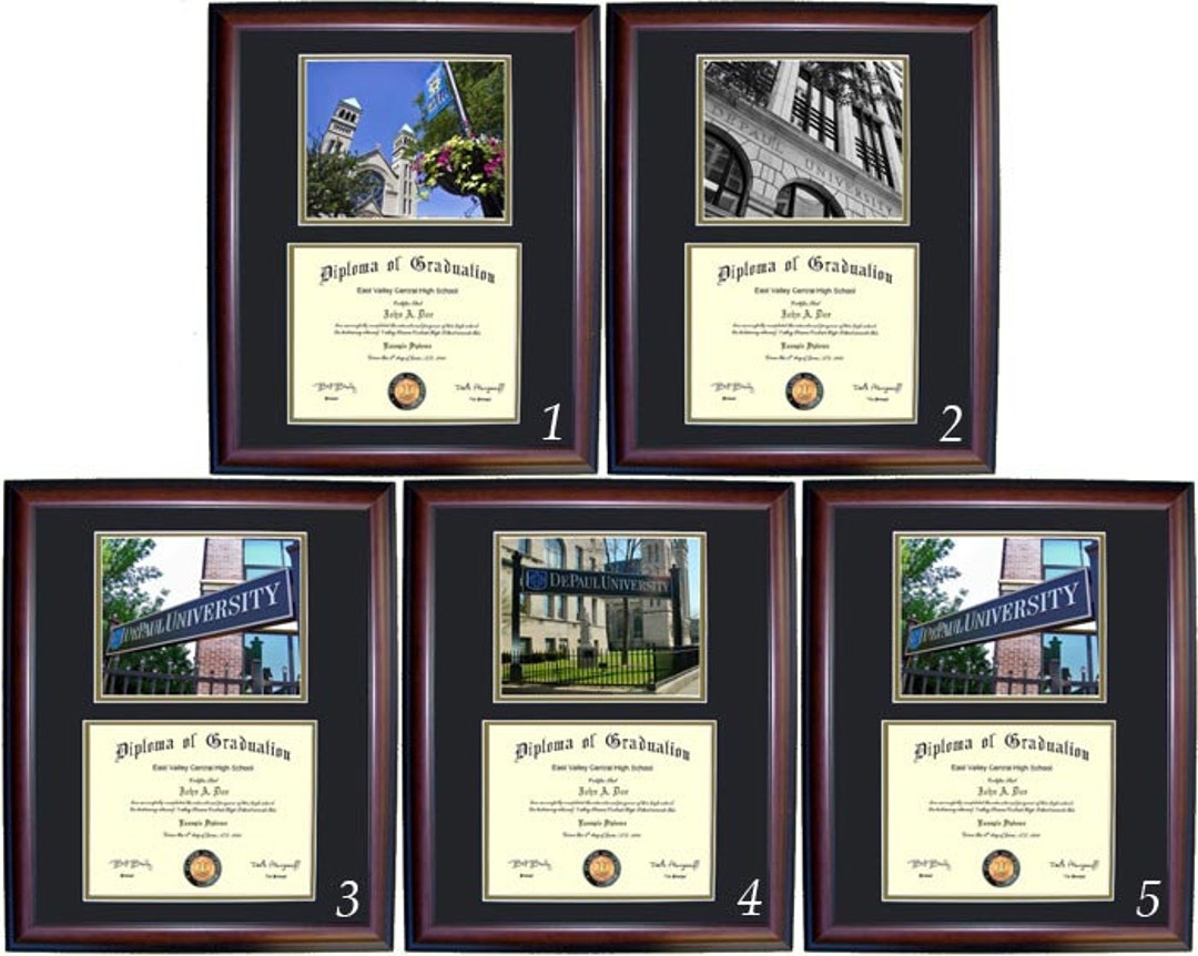 Depaul Diploma Frame, Graduation Gift, Free Shipping - Etsy