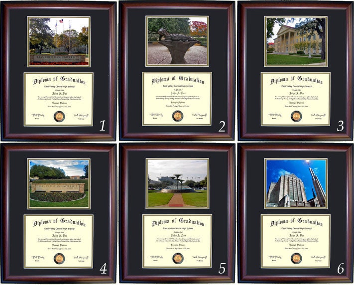 TCU Diploma Frame, Texas Christian Graduation Gift, Free Shipping - Etsy