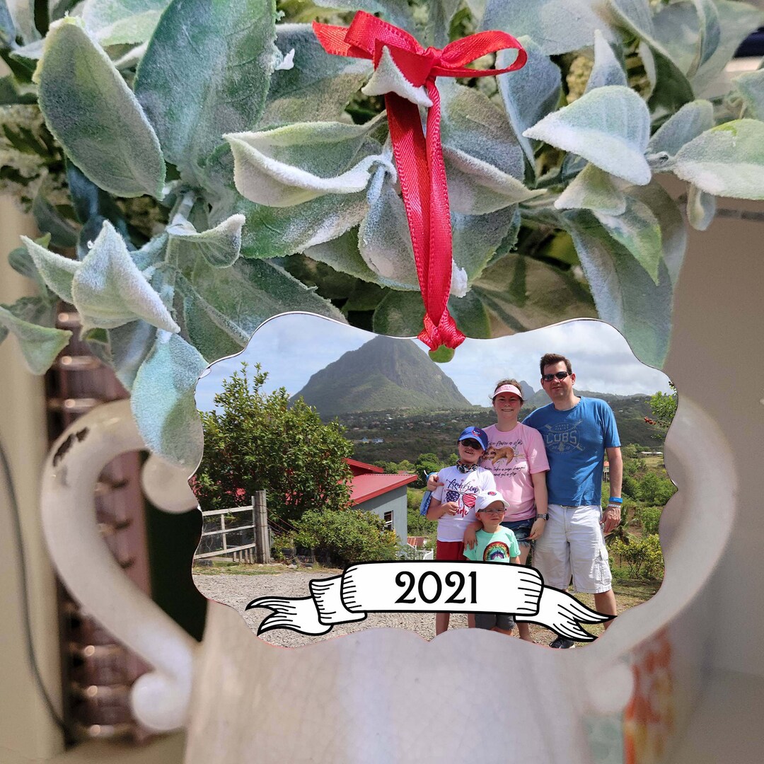 Christmas Themed Gifts: Custom Photo Ornaments - Etsy