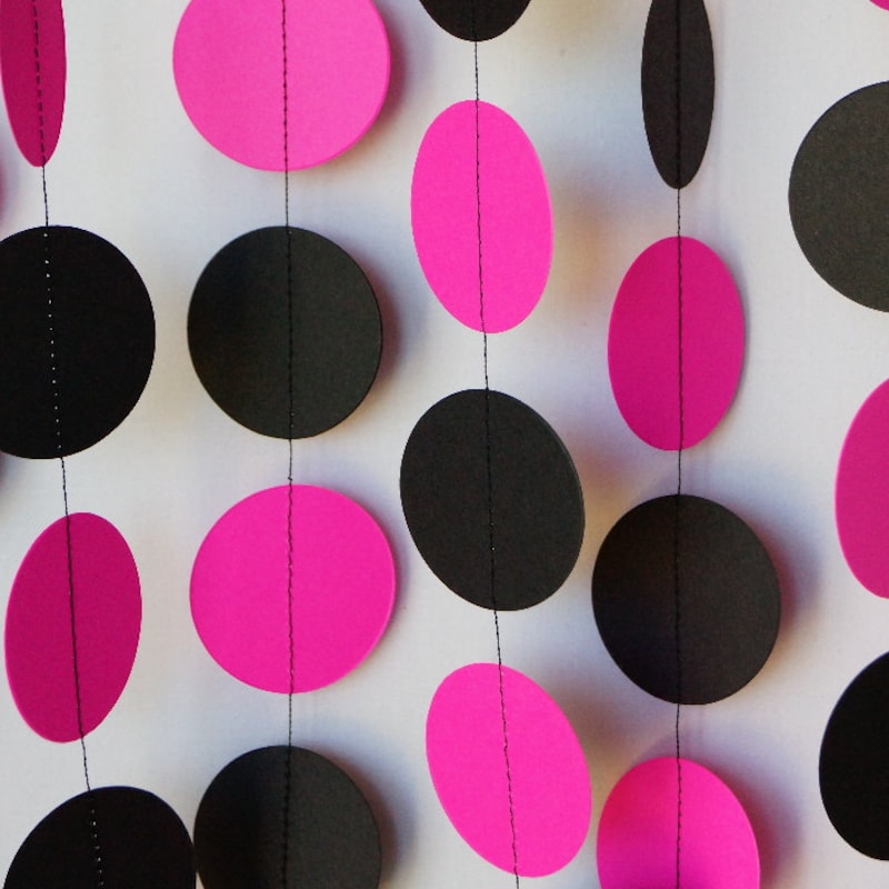 Pink and Black Party - Etsy