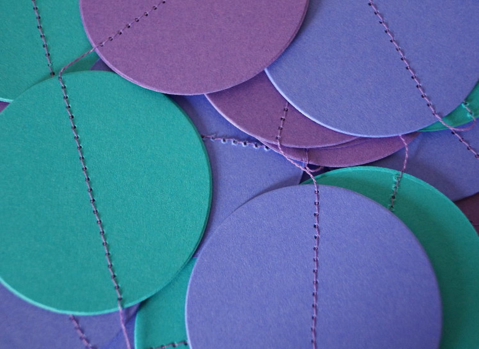 Birthday Party Garland Violet Teal Purple Birthday Etsy Birthday Party Garland Violet Teal Purple Birthday Etsy