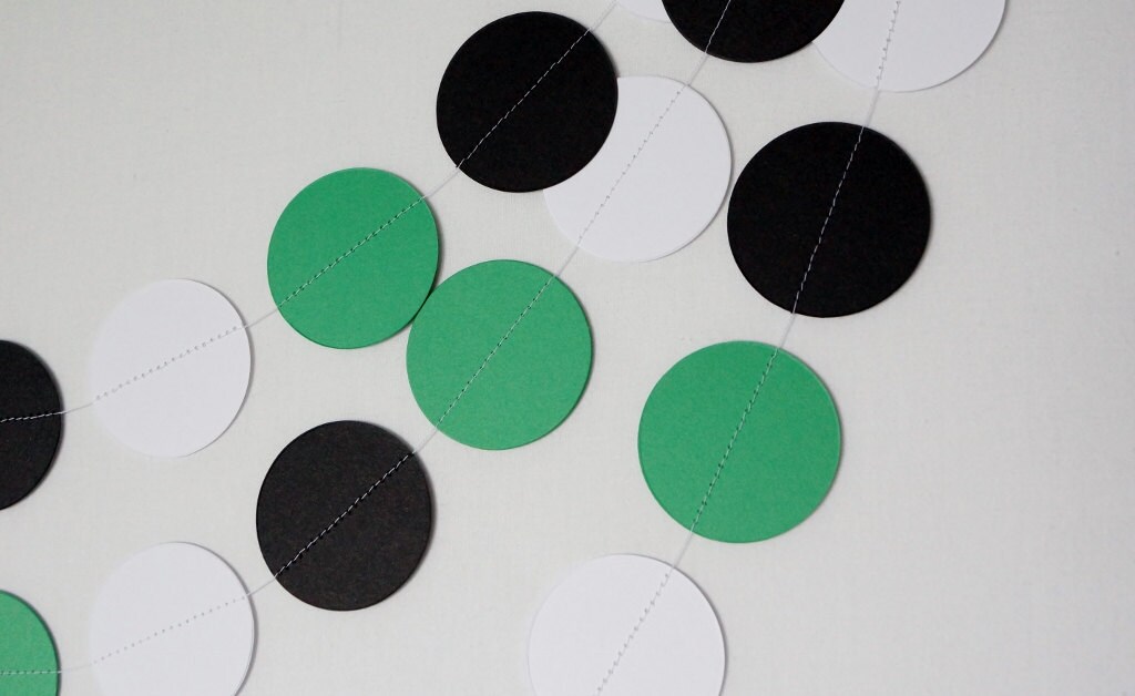 Green Party Decorations Paper Garland Saint Patricks Day | Etsy