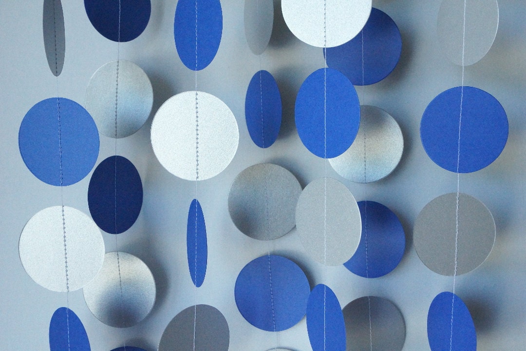 Royal Blue & Silver Graduation Decoration, Blue / Silver Wedding ...