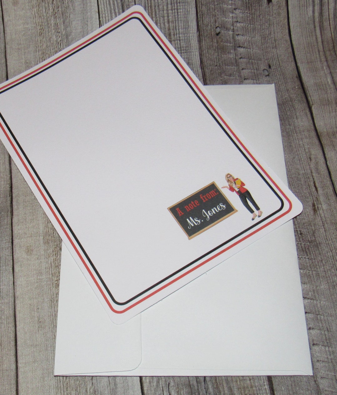 Personalized Teacher Cards/teacher Appreciation Gift/educator - Etsy