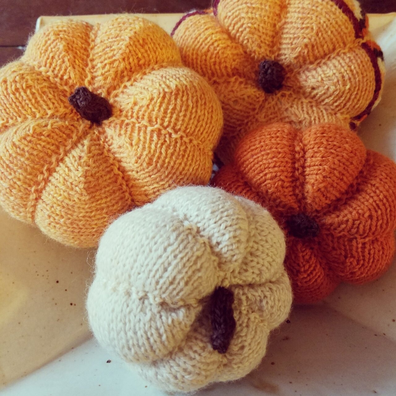 NEW! Autumn Pumpkin Trio Knitting Pattern - Instant Pattern Download - Etsy
