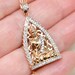 Buddha Necklace, 14K Gold Filled Chain, Cubic Zirconia Diamonds ...