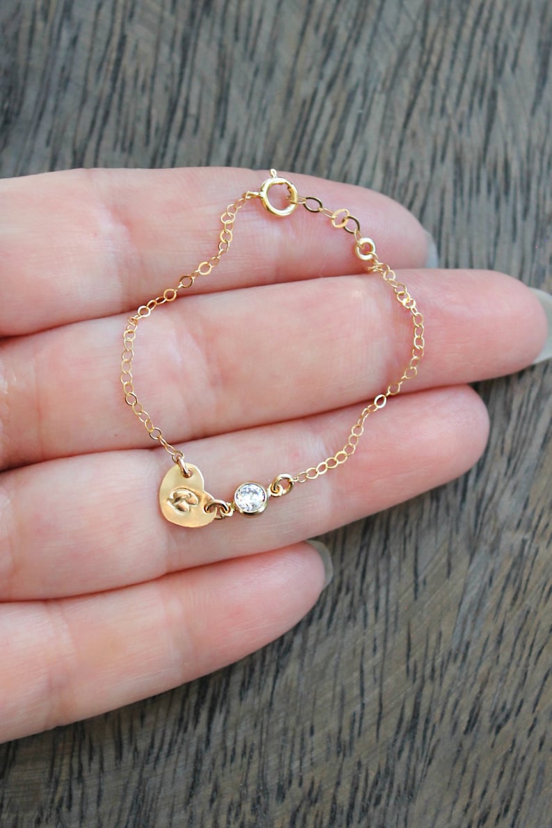 Child Bracelet Little Girl Bracelet 14k Gold Filled Tiny | Etsy