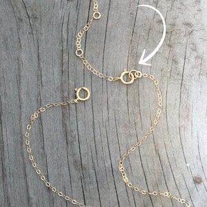 Extension Chain, Extender Chain, 14k Gold Filled, 925 Sterling Silver ...