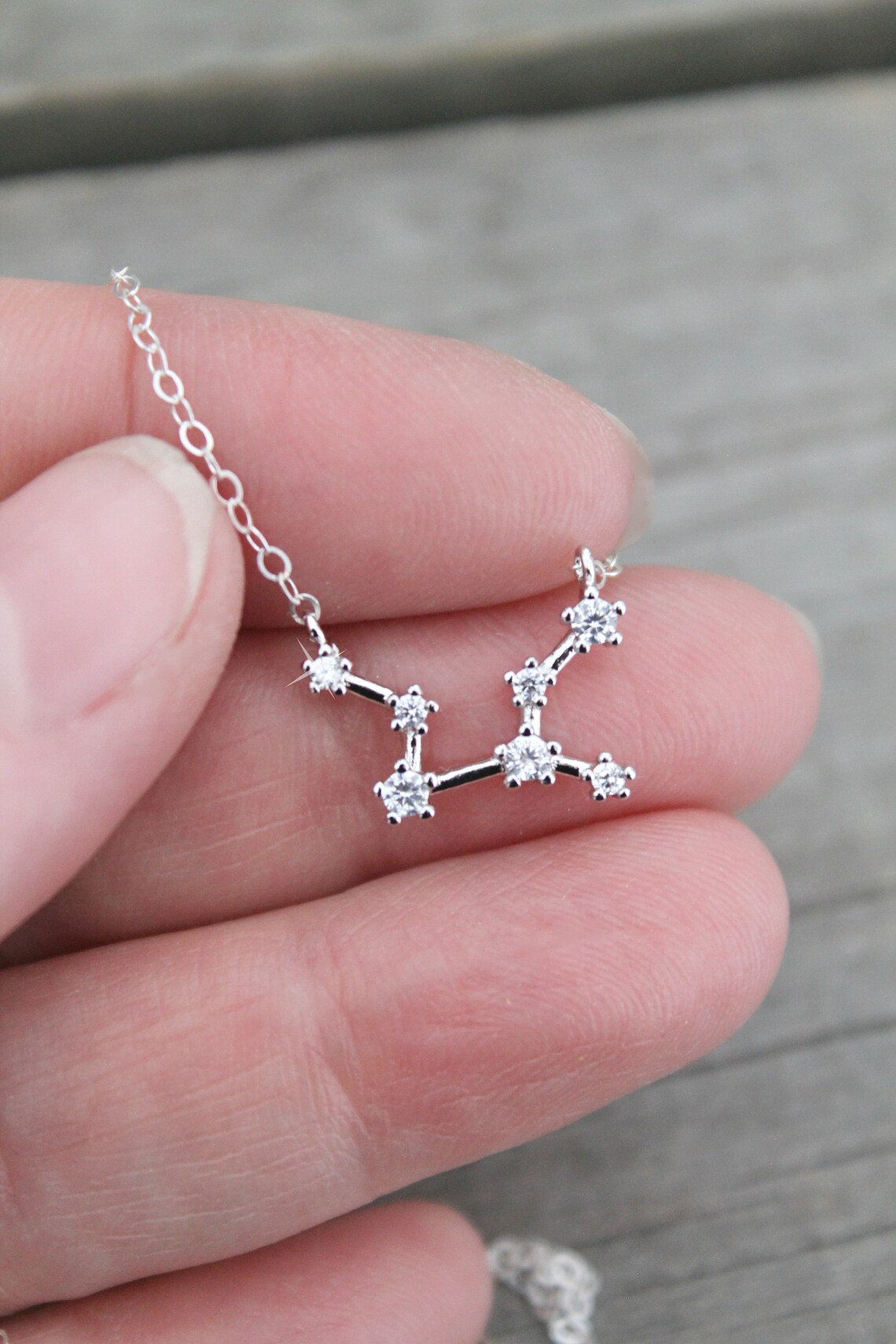 Multiple Constellations Zodiac Necklace, 2 3 4 5 6 Pendants, Cubic ...