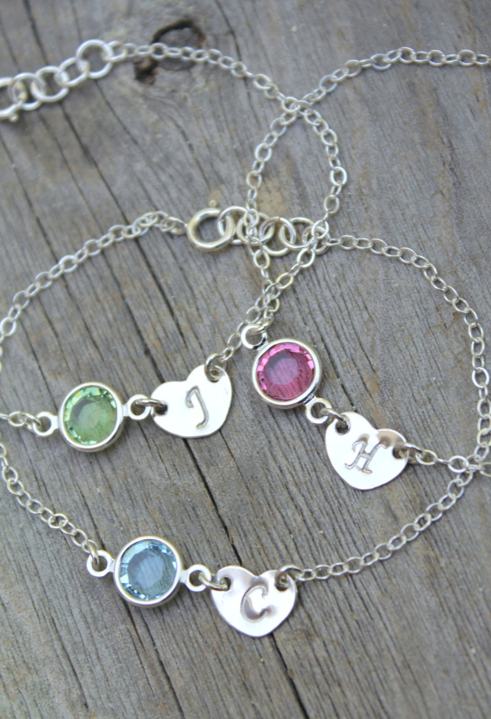 Child Bracelet, Little Girl Bracelet, Sterling Silver Personalized ...