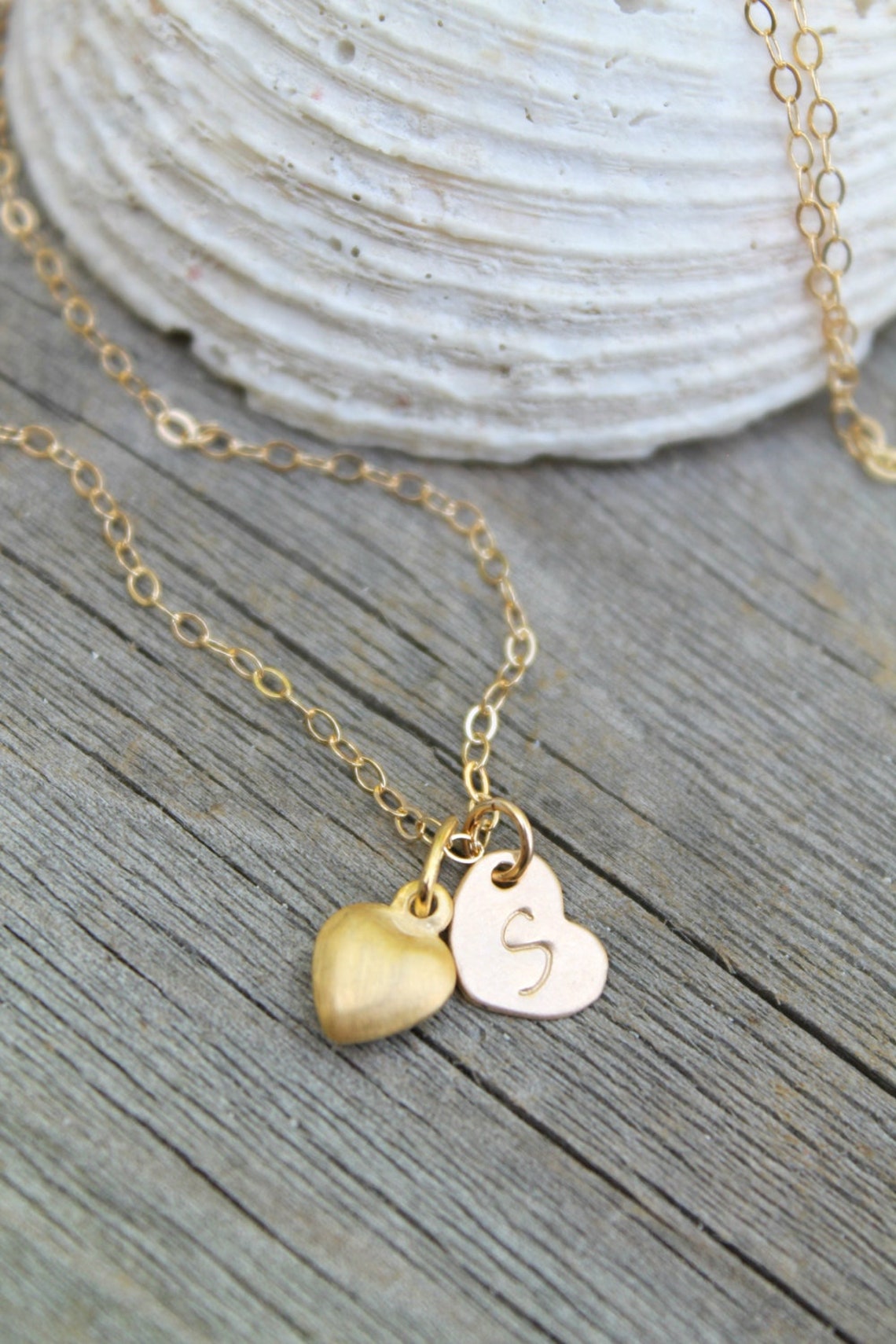 Child Necklace Little Girl Necklace Tiny Personalized 14k - Etsy