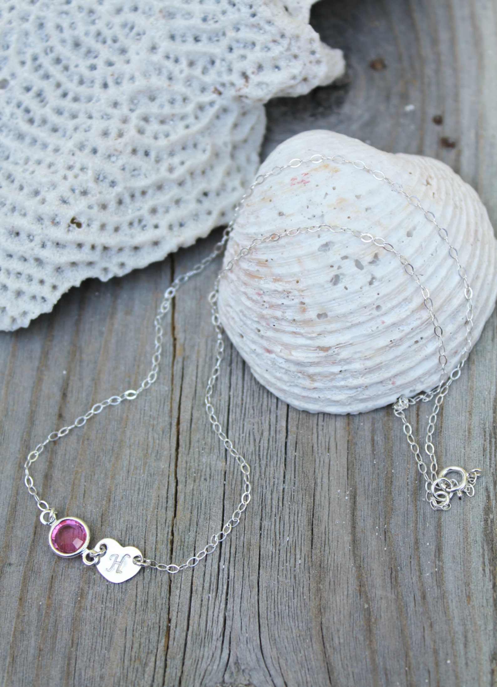 Child Necklace, Little Girl Necklace, Sterling Silver Personalized ...