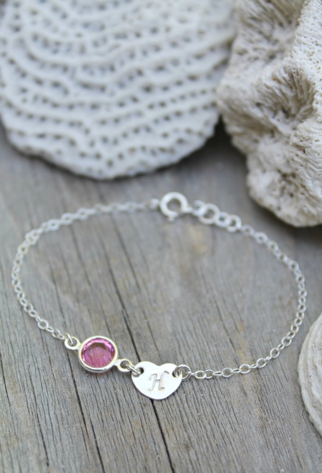 Child Bracelet, Little Girl Bracelet, Sterling Silver Personalized ...